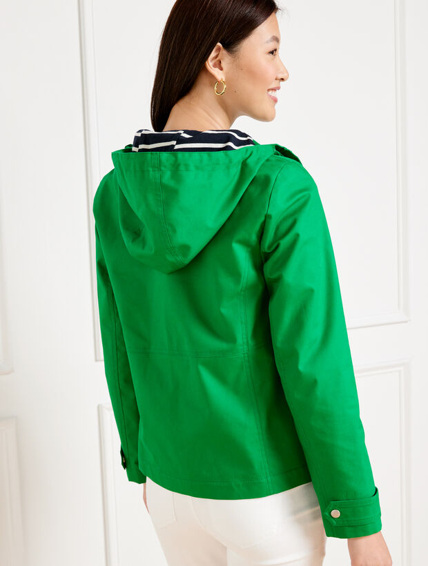 Hooded Water-Resistant Coat | Talbots