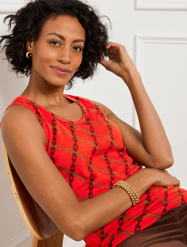 Merino Wool Charming Shell - Chain Links | Talbots