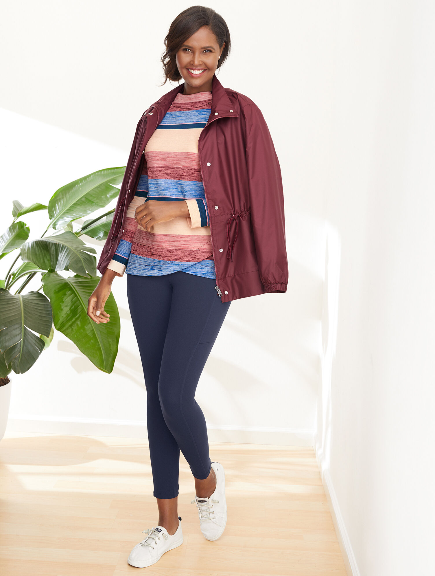 Tech Stretch Slash Pocket Leggings | Talbots