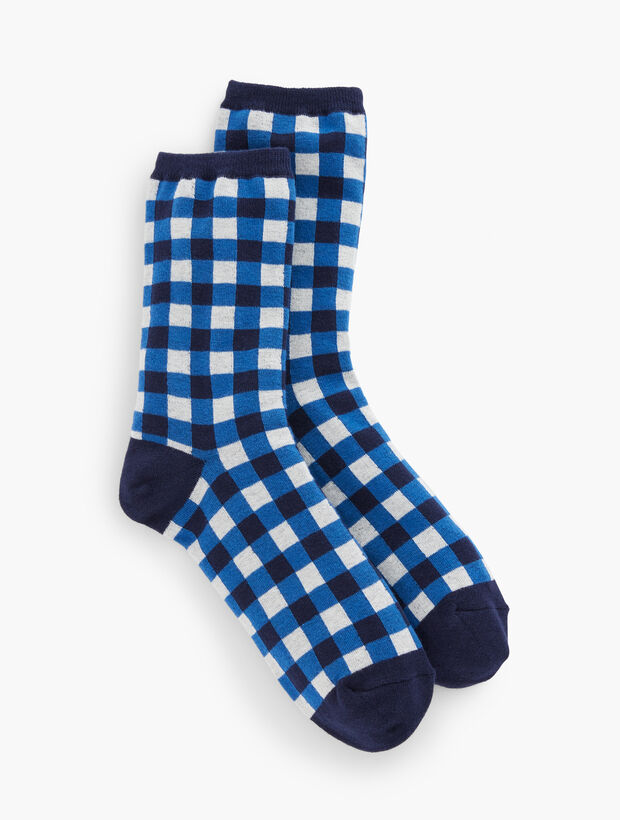 Classic Gingham Trouser Socks | Talbots