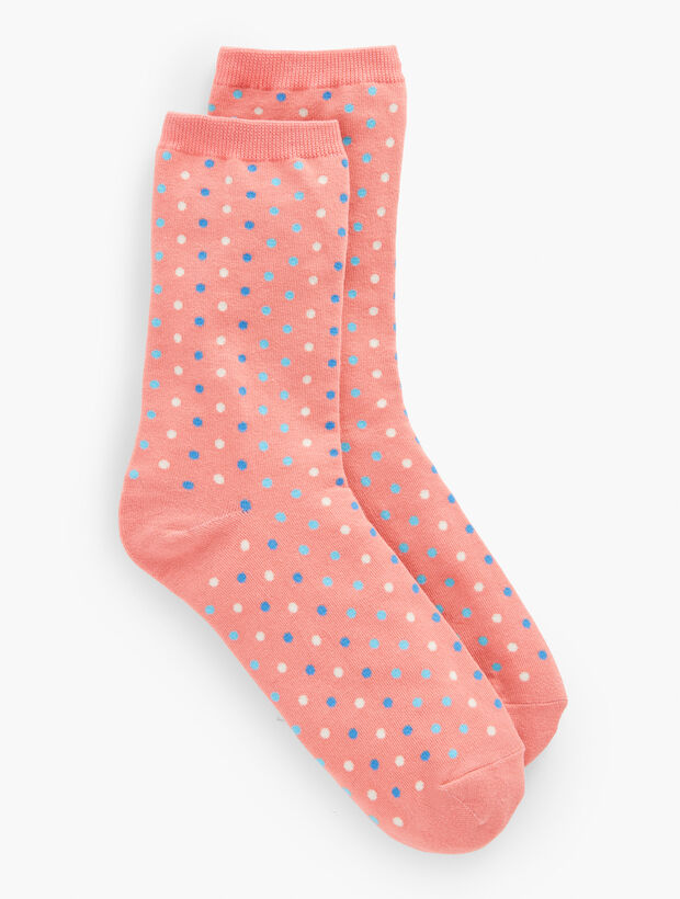 Classic Polka Dot Trouser Socks | Talbots