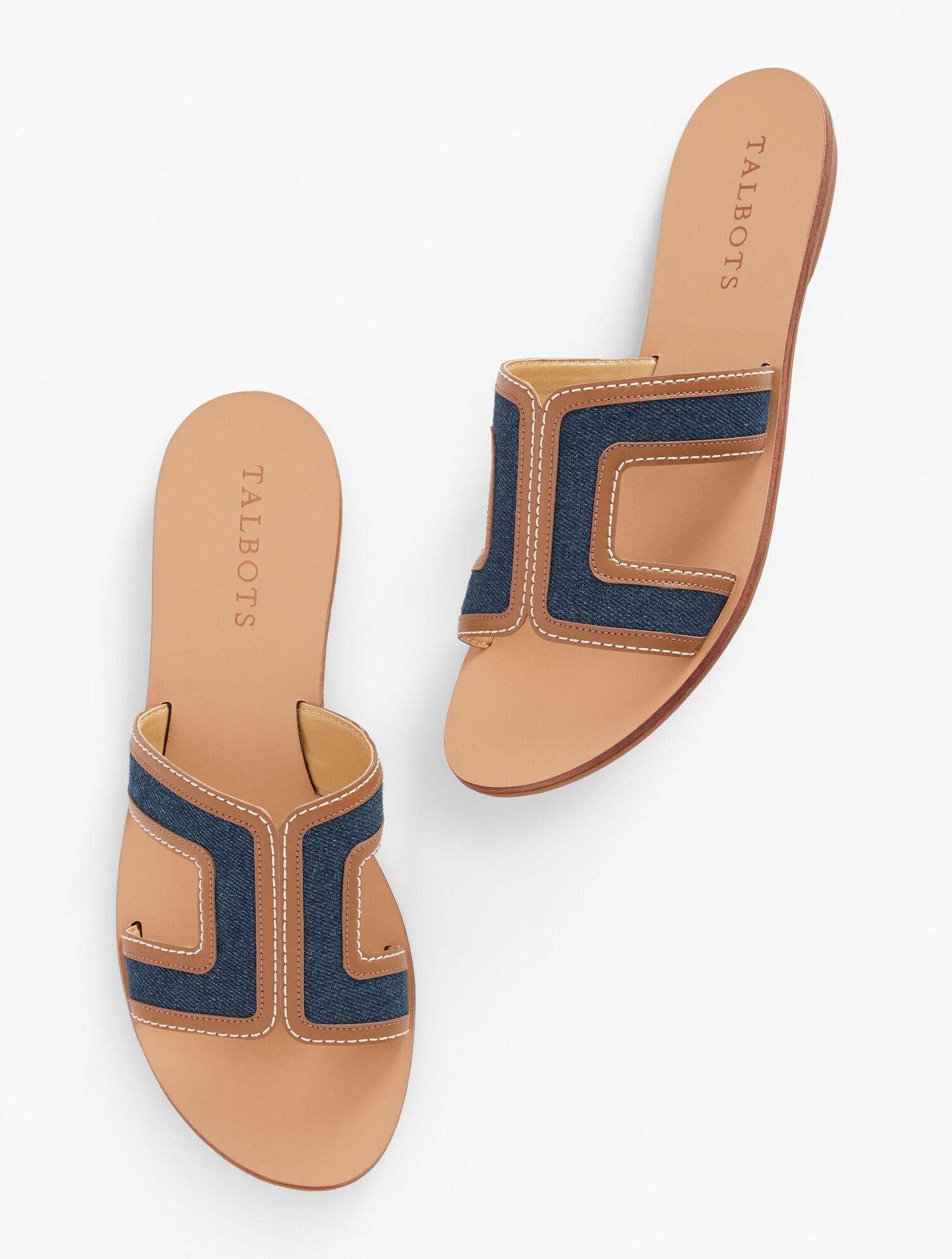 Hannah Slides - Denim | Talbots