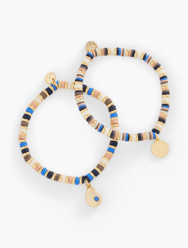 Multi Beaded Stretch Bracelet Set | Talbots
