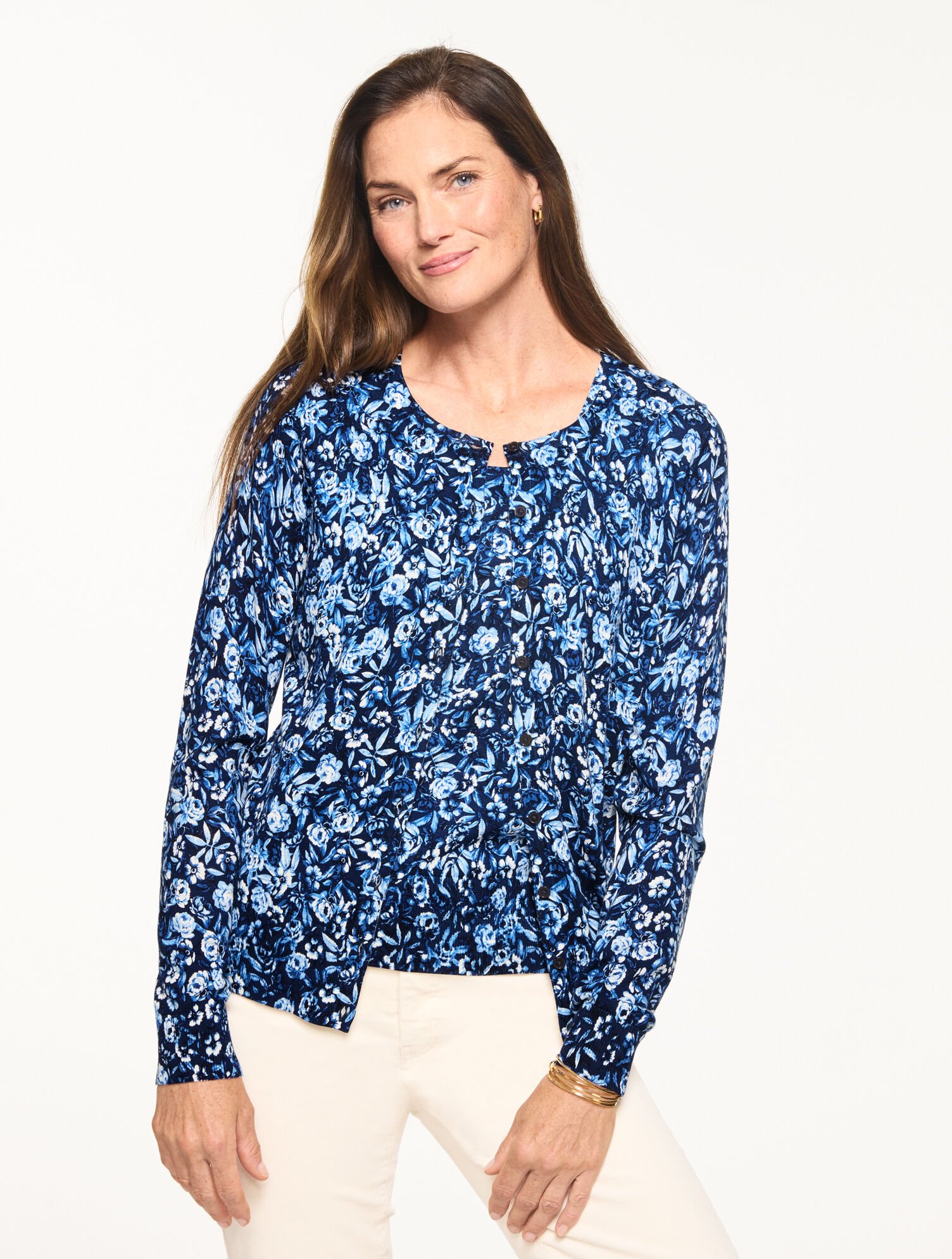 Charming Cardigan - Ravishing Floral | Talbots