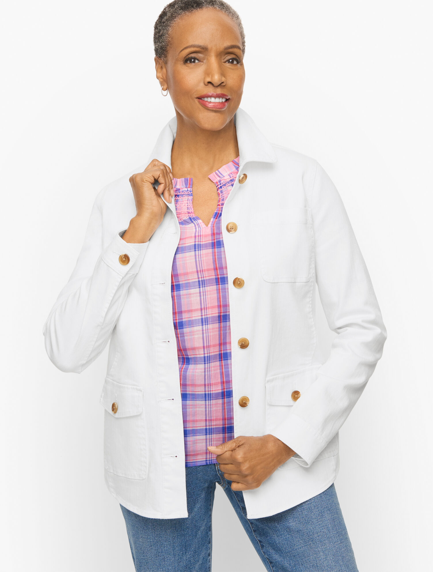 Denim Shirt Jacket | Talbots
