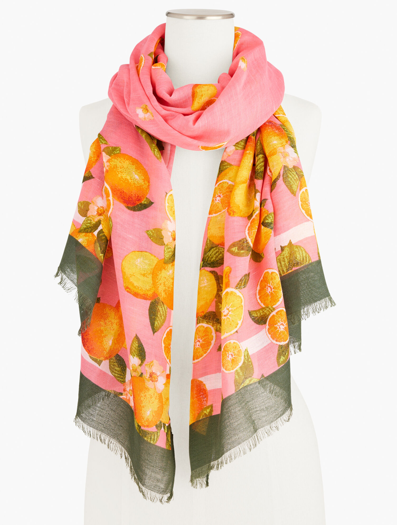 Lemons and Oranges Oblong Scarf | Talbots
