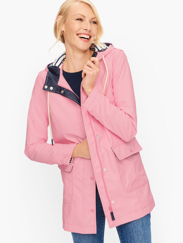 Classic Hooded Rain Jacket | Talbots