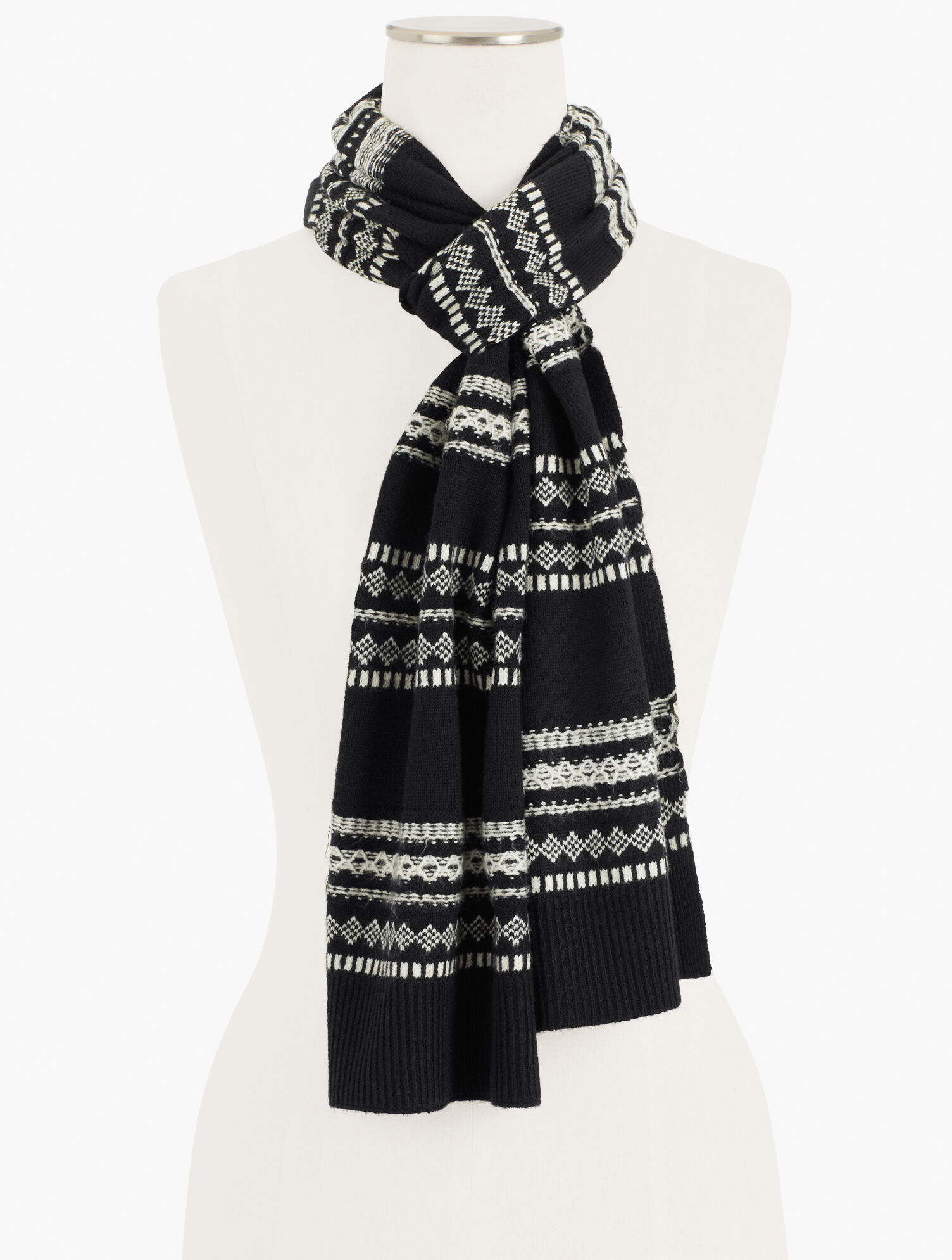 Merry Fair Isle Scarf | Talbots
