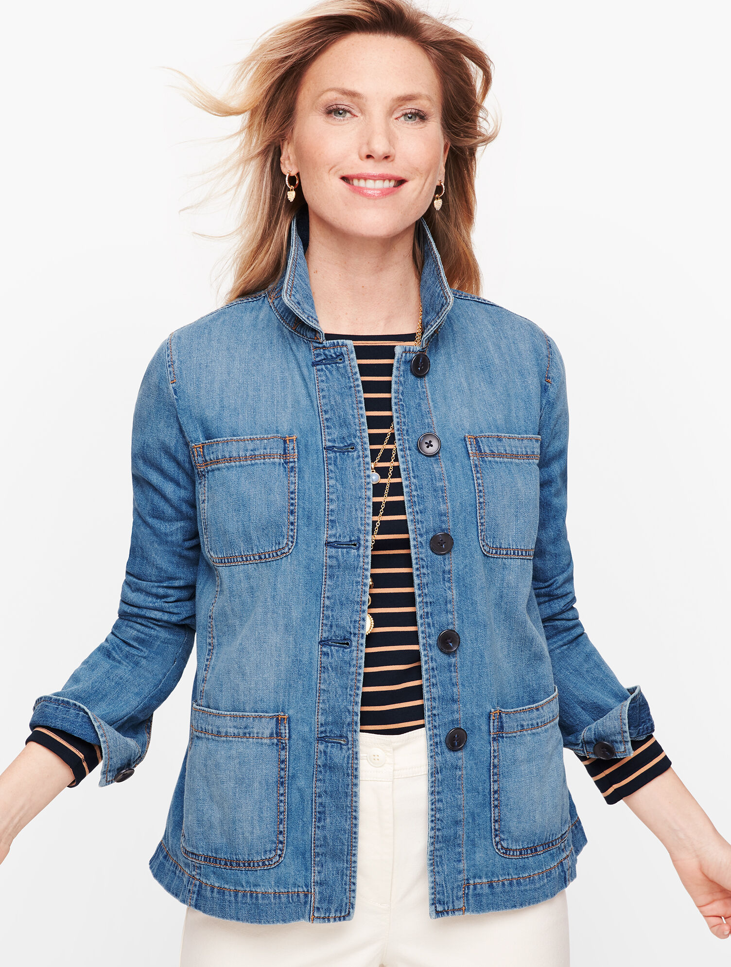 Casual Denim Jacket - Ali Wash | Talbots