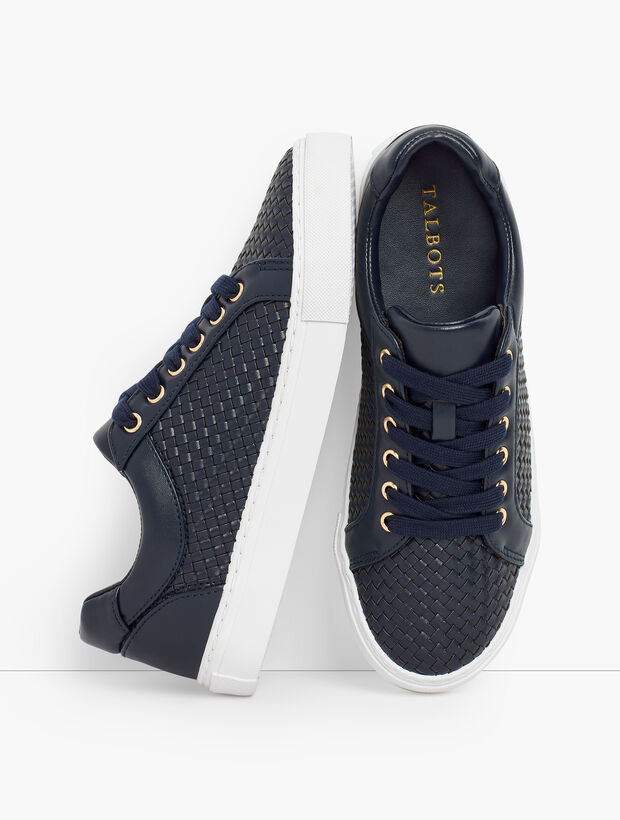 Modern Basketweave Sneaker | Talbots