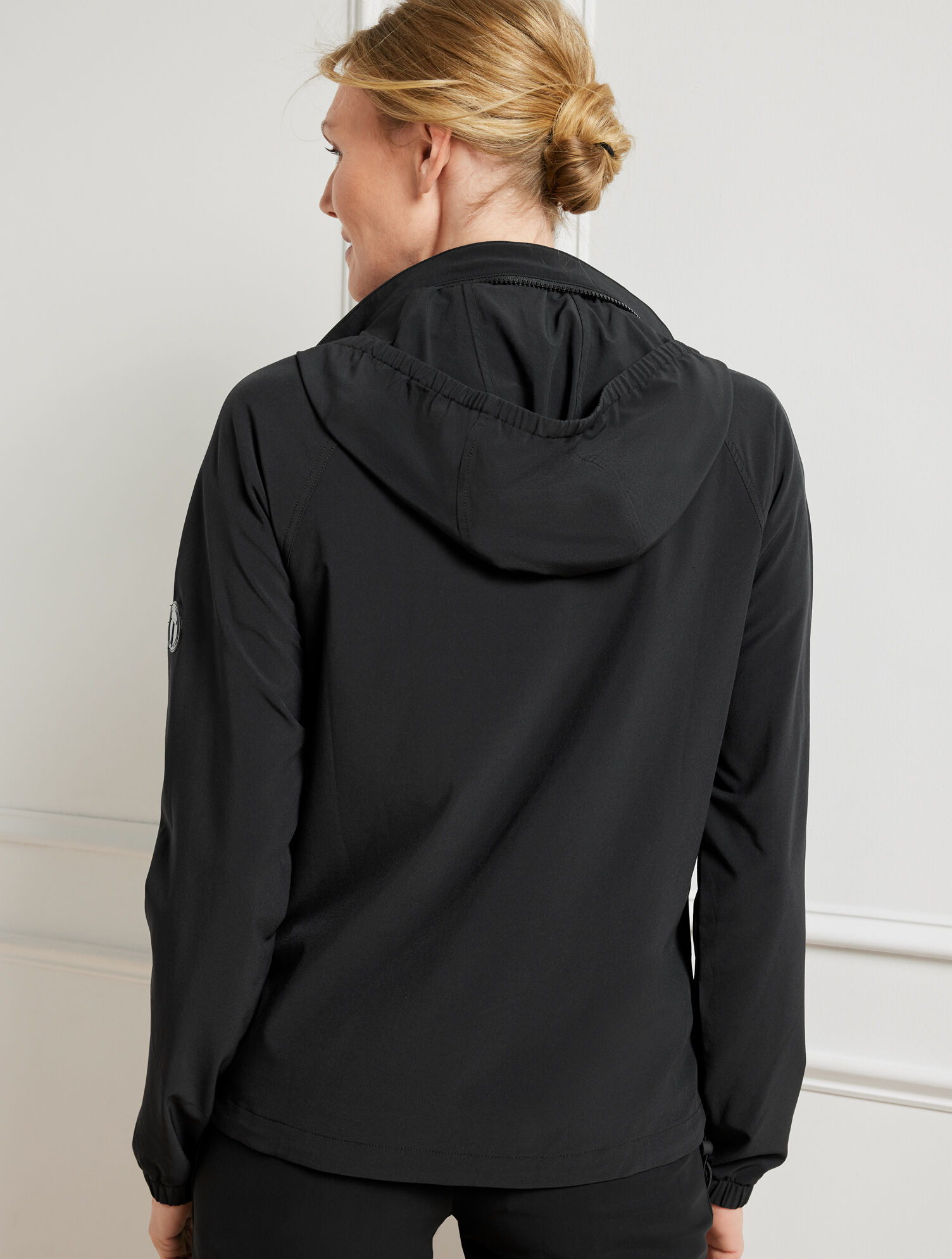 Lightweight Woven Stretch Bomber Jacket | Talbots