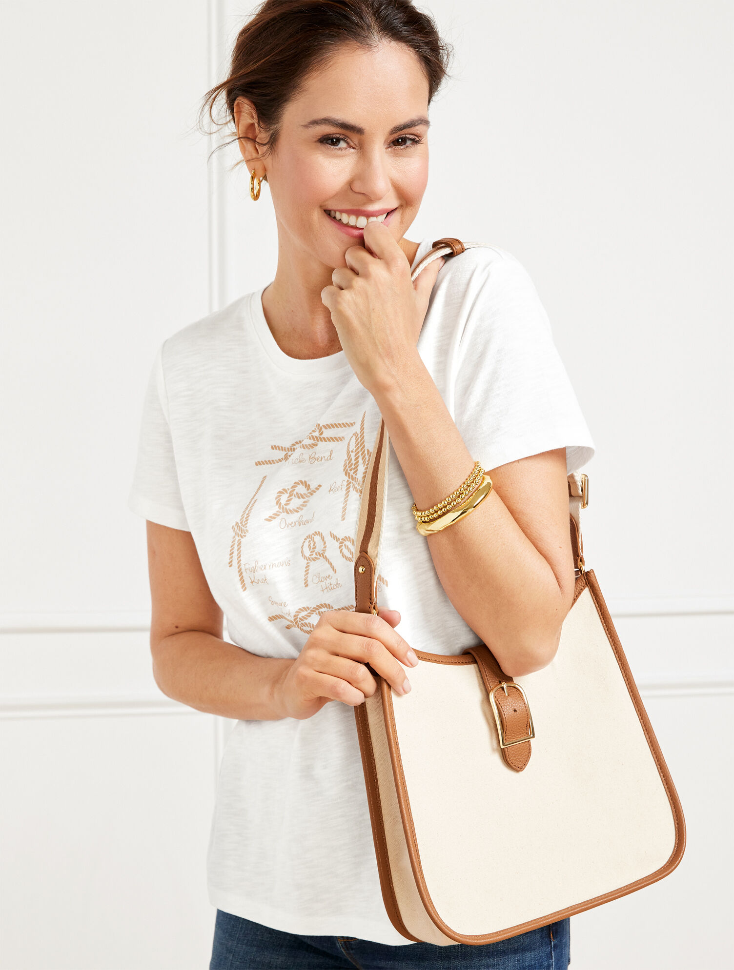 Canvas Crossbody Bag | Talbots