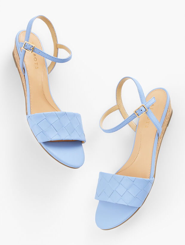 Capri Woven Nappa Sandals | Talbots