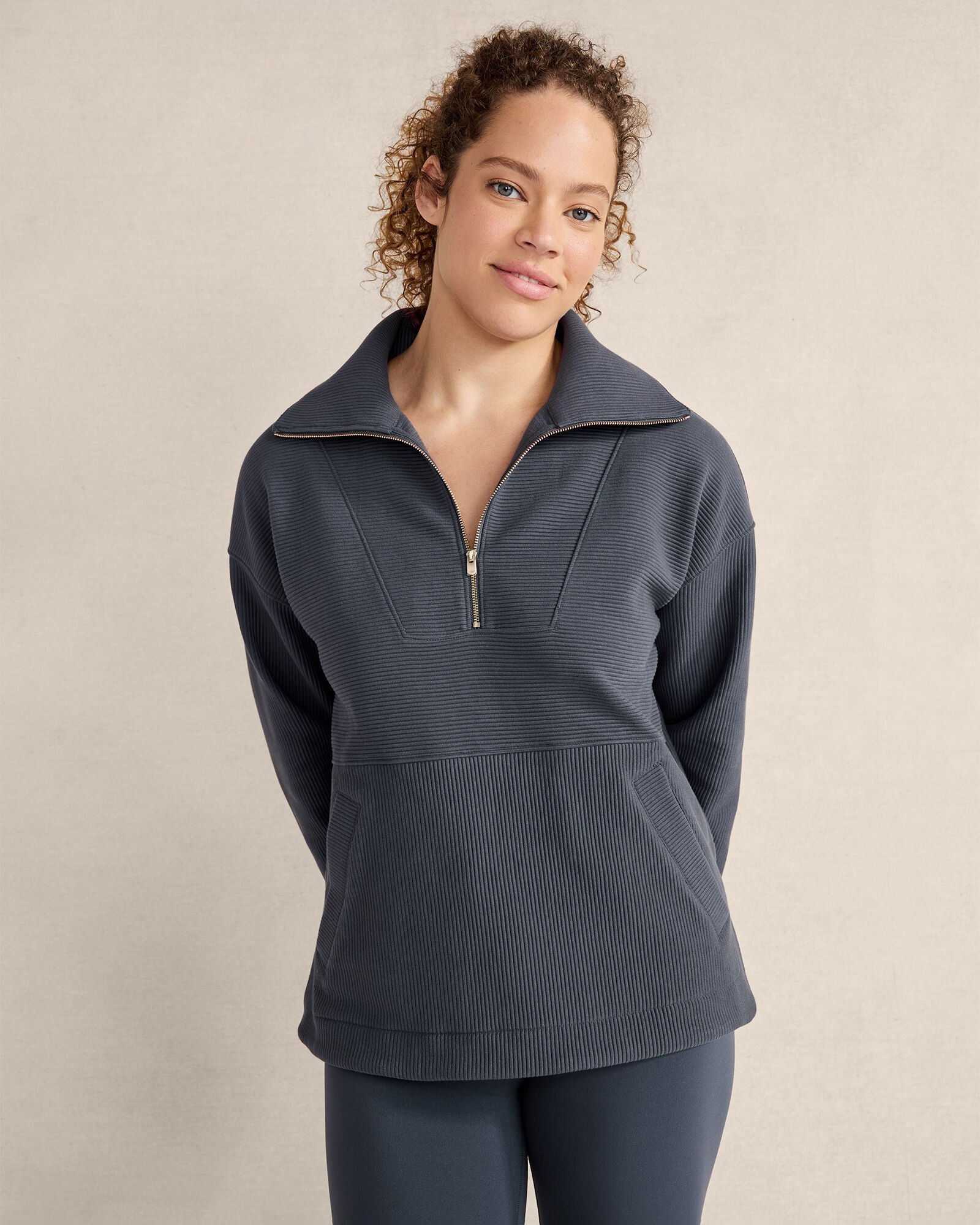 Balance Organic Cotton Ottoman Rib Pullover | Haven Well Within