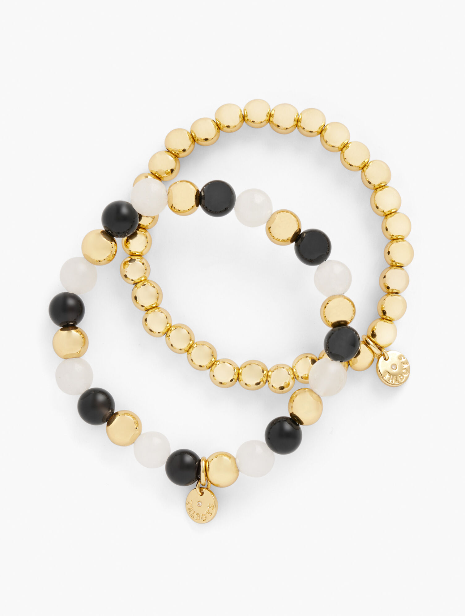 Frosted Beads Stretch Bracelet Set | Talbots