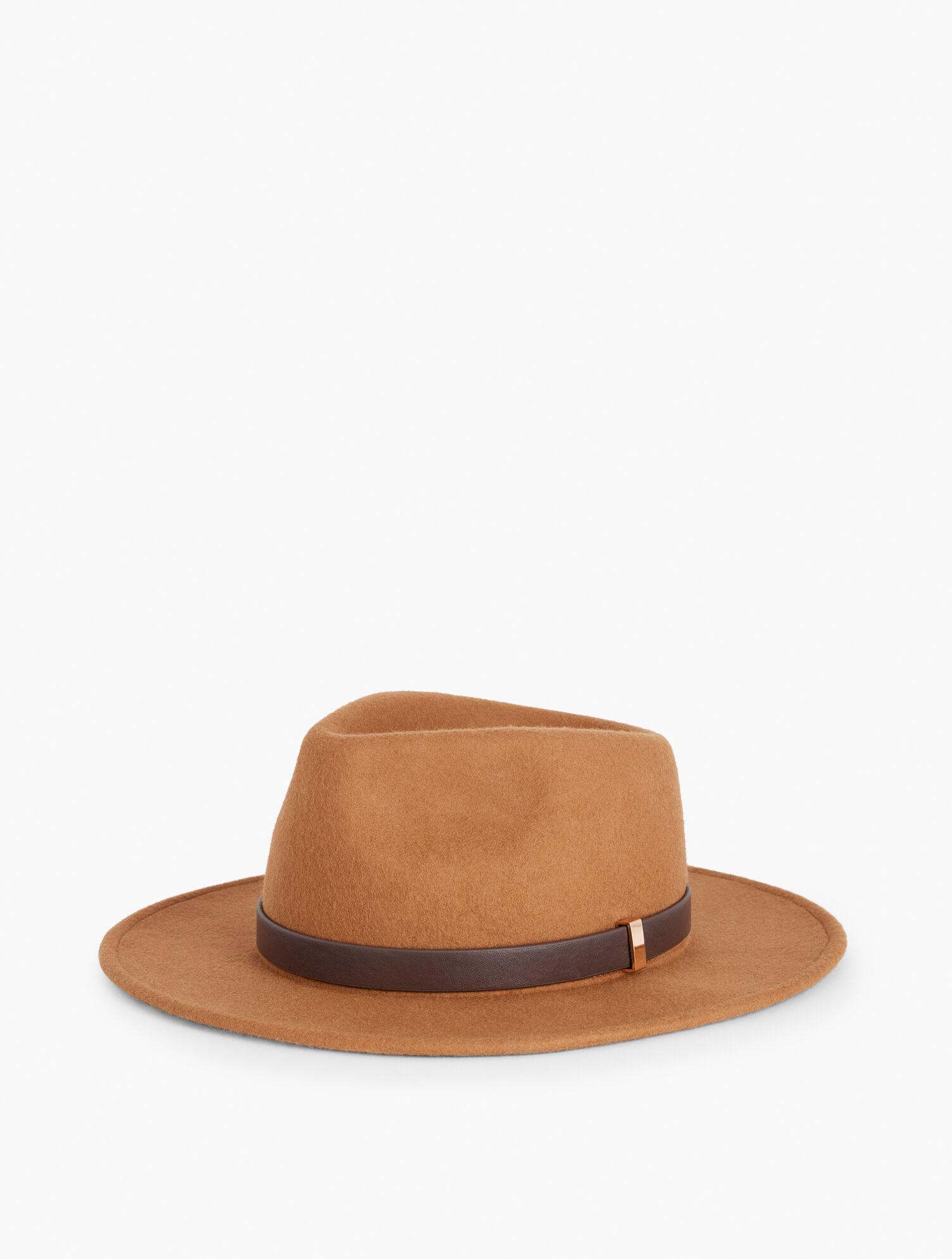 Leather Band Fedora | Talbots
