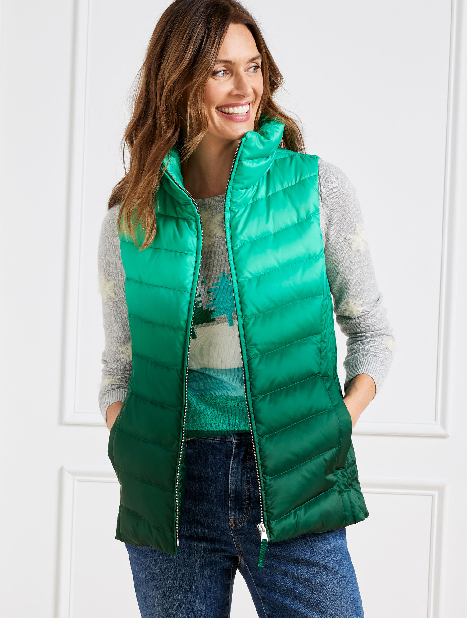 Puffer Vest - Ombré | Talbots