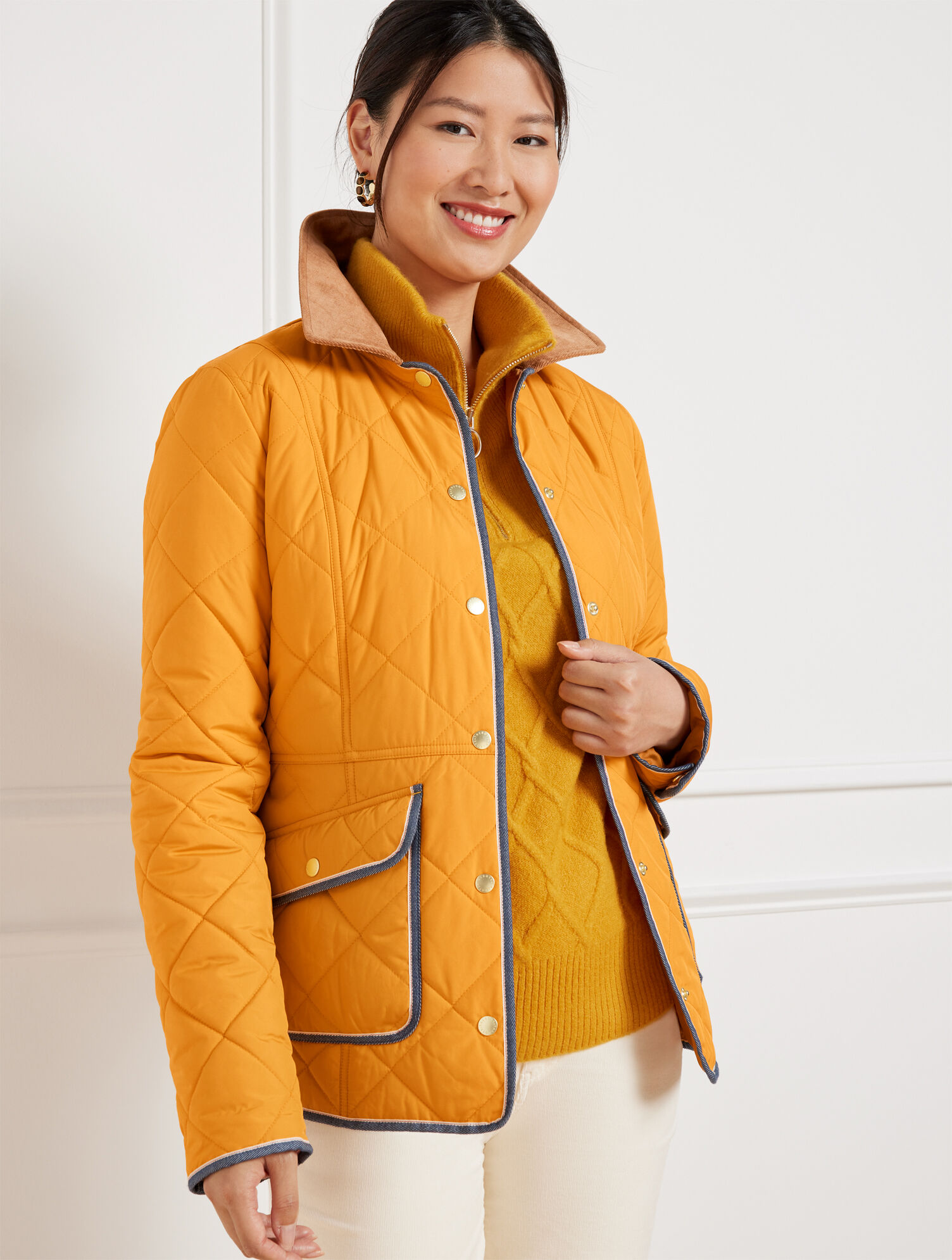 Quilted Barn Jacket | Talbots
