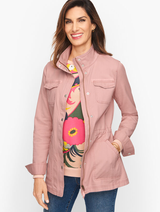 Twill Field Jacket | Talbots