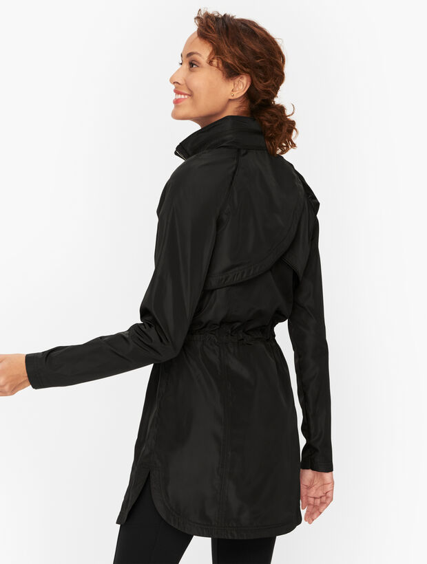 Optional Hood Woven Jacket | Talbots