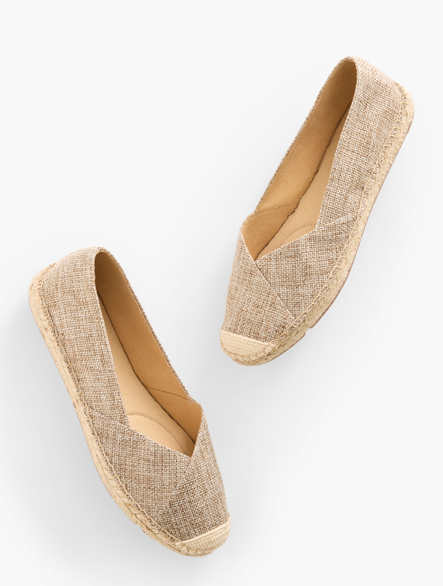 Izzy Asymmetric Espadrille Flats | Talbots