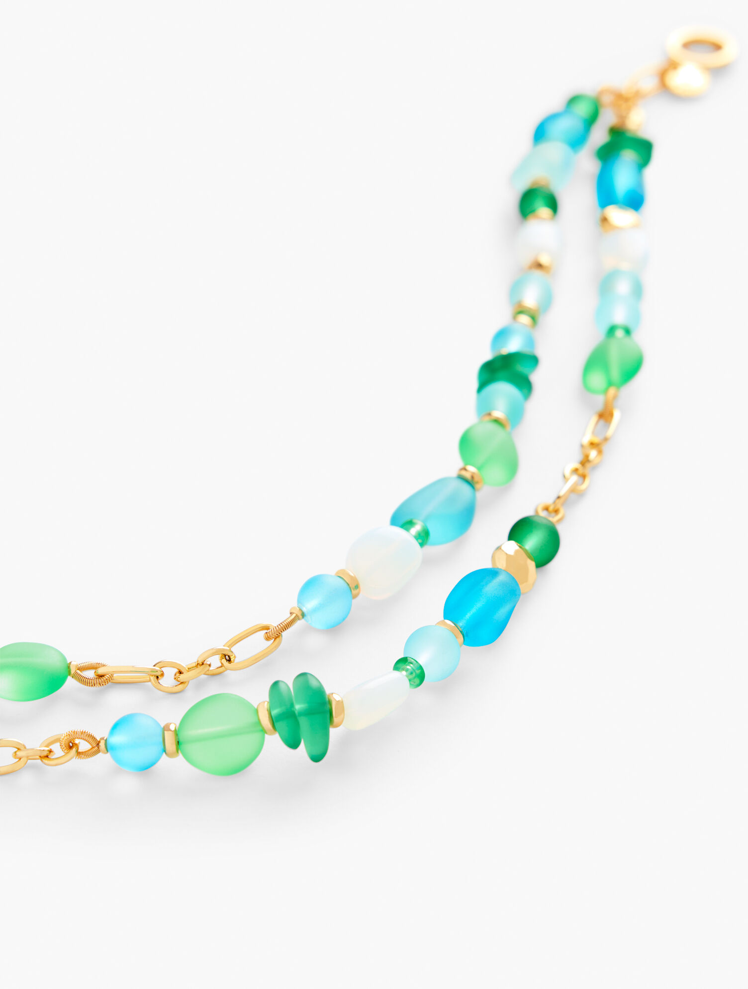 Multi Sea Glass Necklace | Talbots