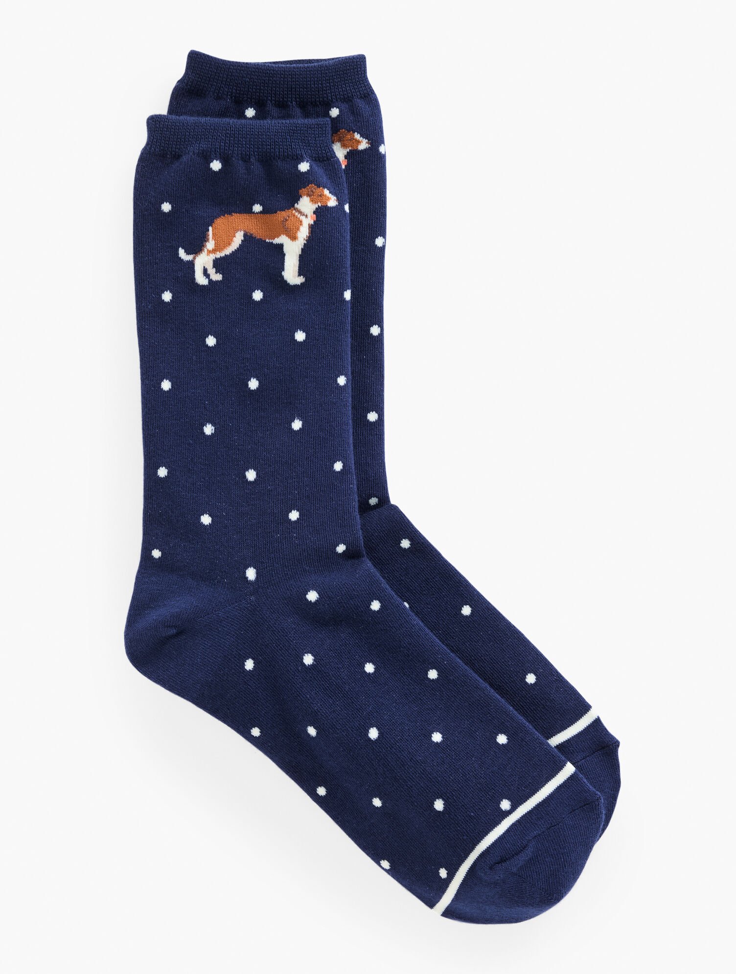 Whimsy Dog Trouser Socks | Talbots