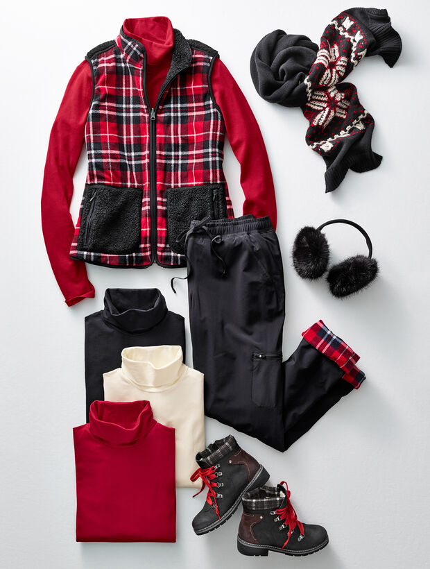 Snowflake Knit Scarf | Talbots