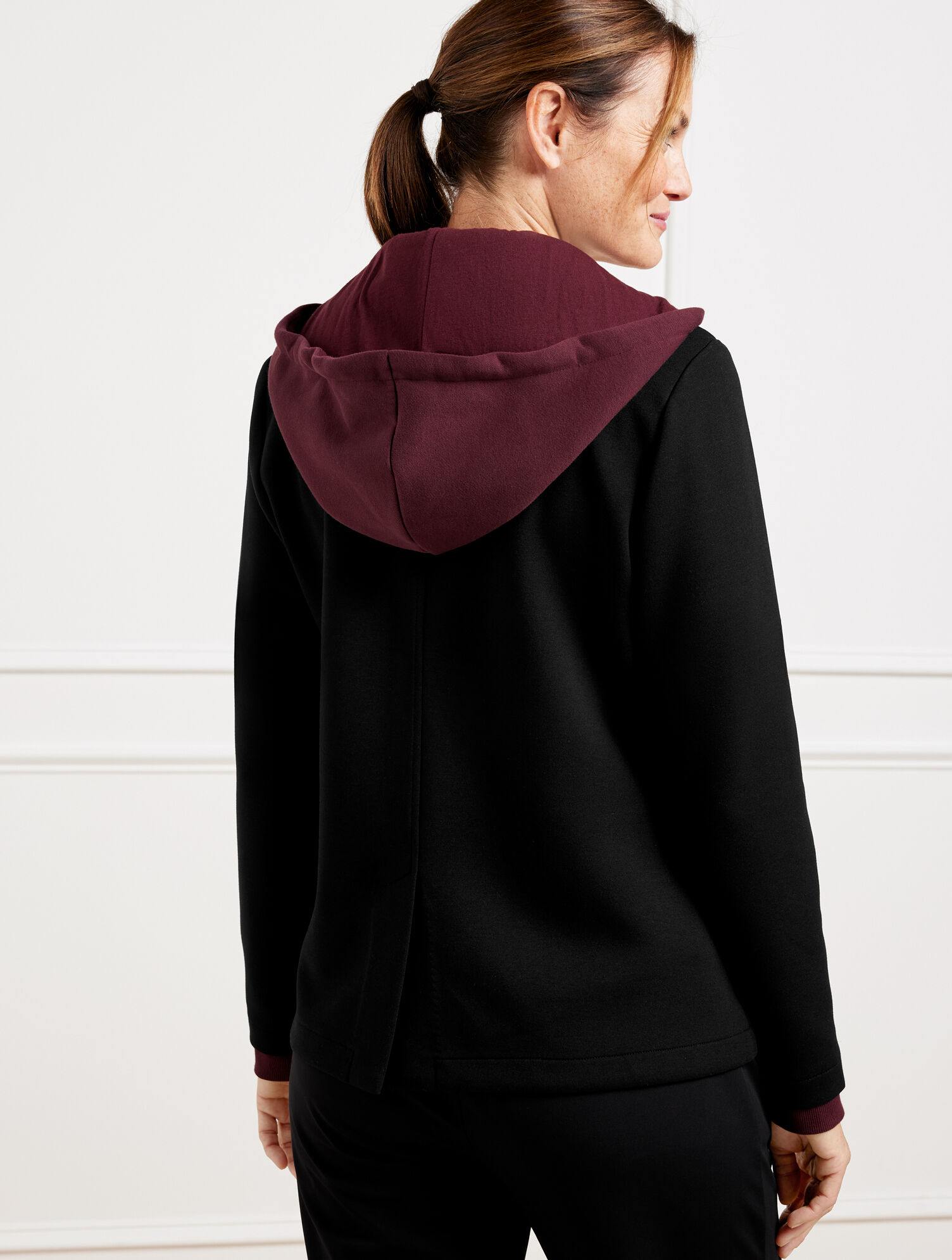 AirKnit Stretch Hooded Blazer | Talbots