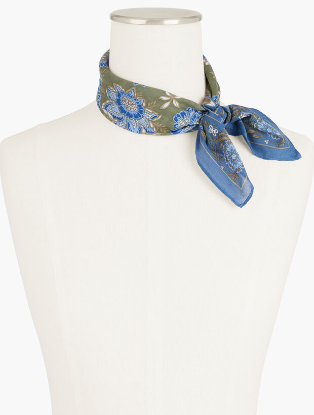Starlight Floral Square Scarf | Talbots