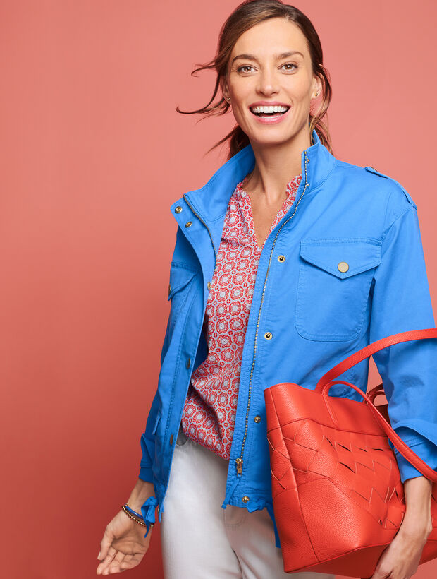 Cropped Field Jacket | Talbots