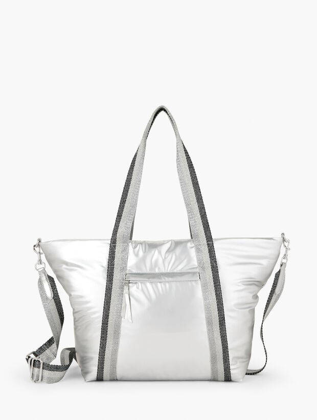 Metallic Nylon Tote | Talbots