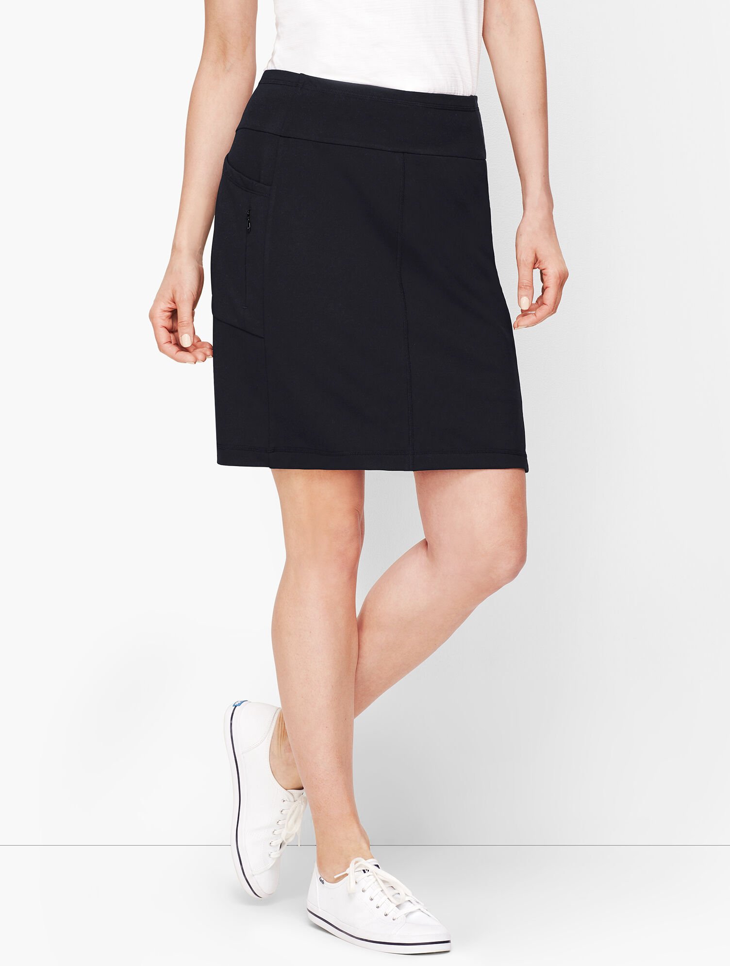 Matte Stretch Skort | Talbots