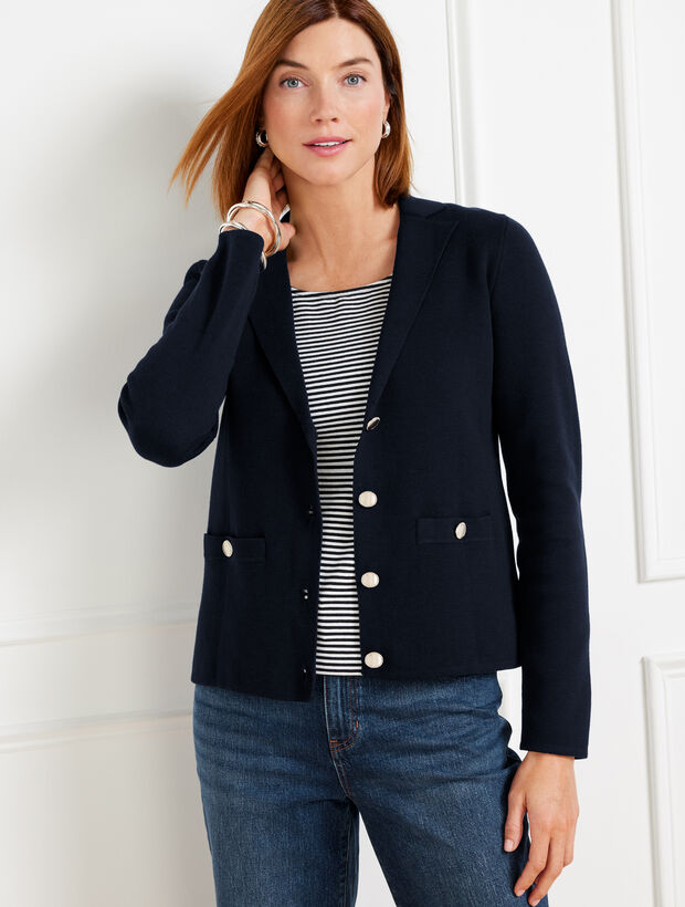 Milano Stitch Sweater Jacket | Talbots