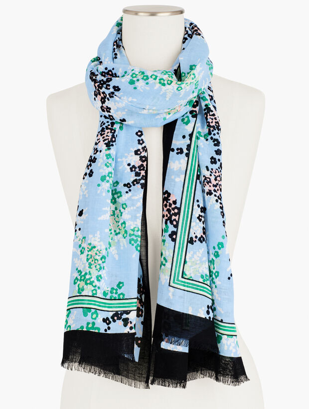 Floral Lattice Oblong Scarf | Talbots