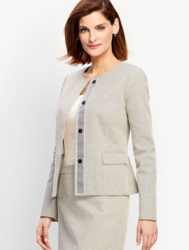 Square Dobby Jacket | Talbots