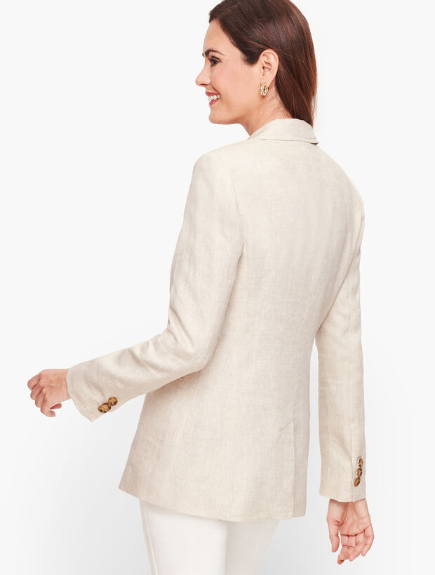 Classic Linen Blazer - Solid | Talbots