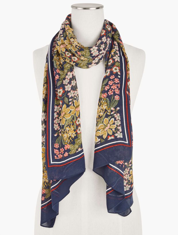 Garden Floral Oblong Scarf | Talbots