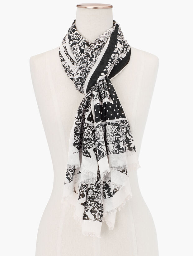 Reindeer & Trees Scarf | Talbots