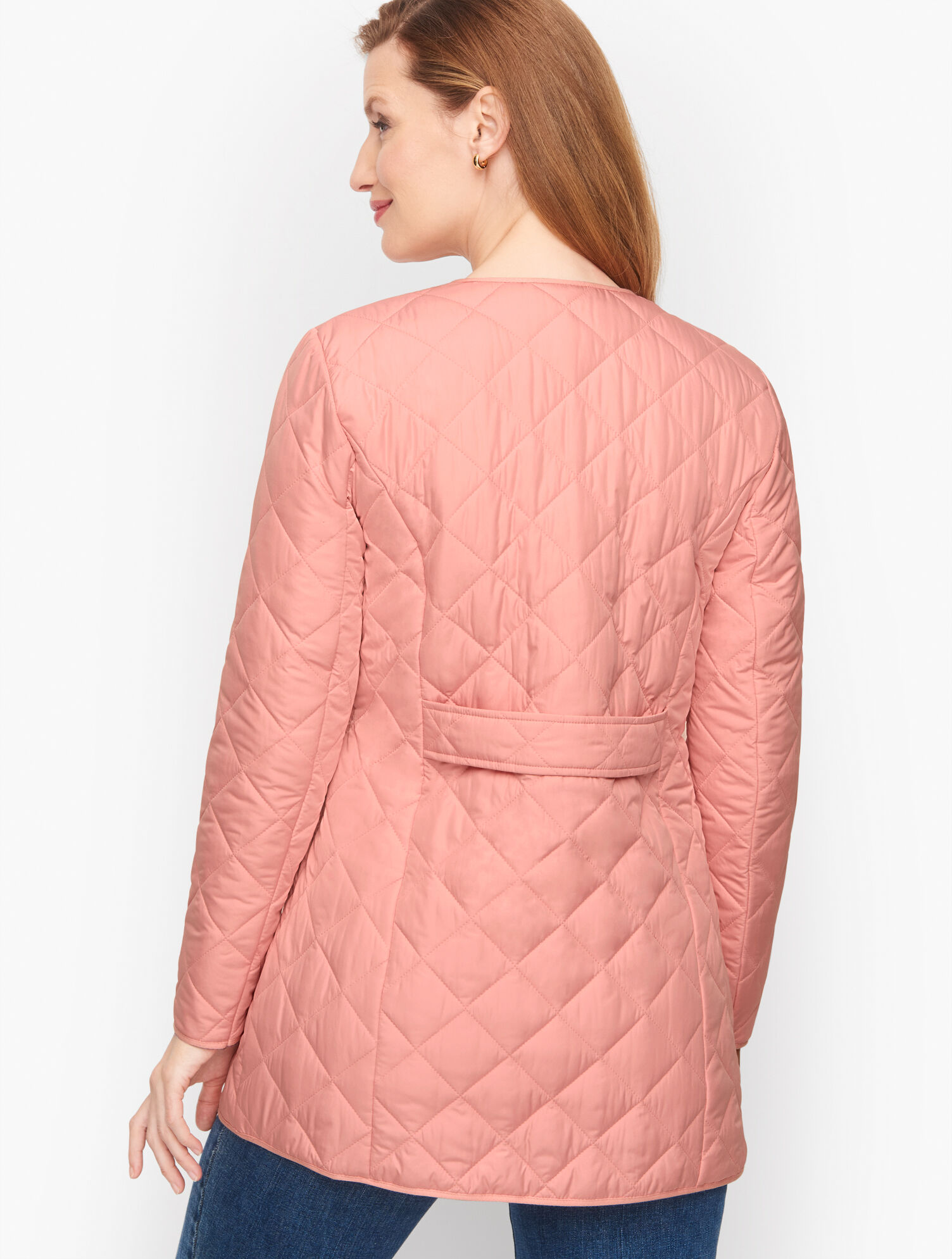 Long Quilted Jacket | Talbots