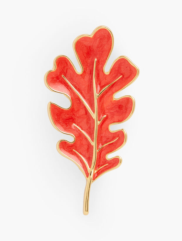 Oak Leaf Brooch | Talbots