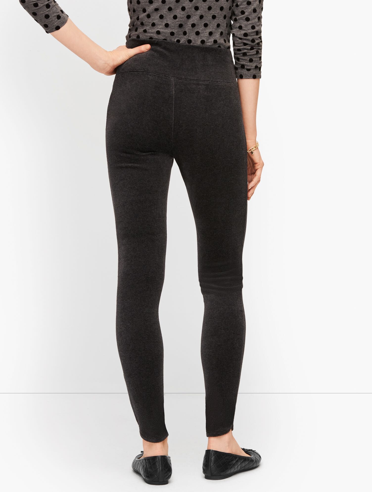 Lightweight Velour Leggings | Talbots