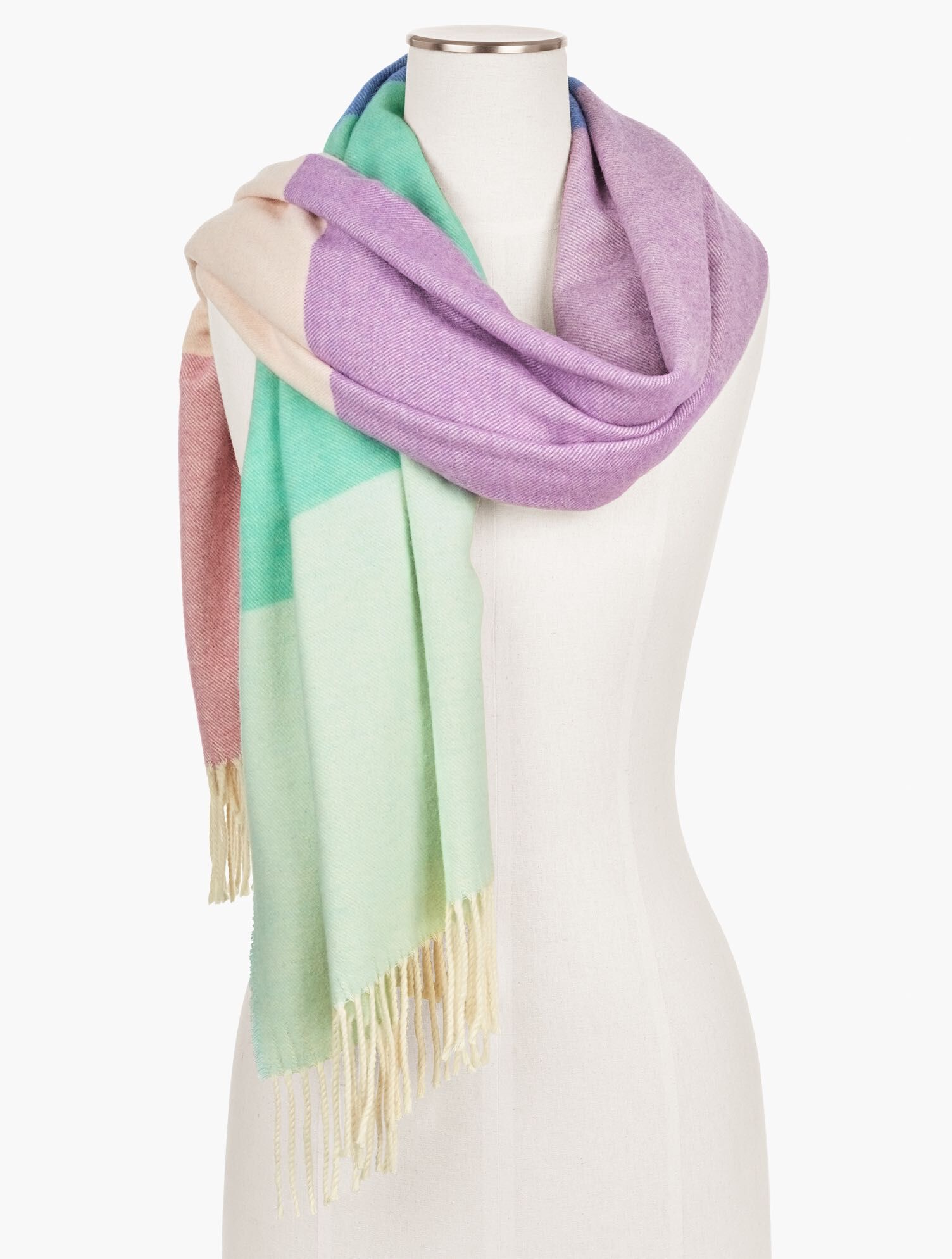 Cozy Colorblock Scarf | Talbots