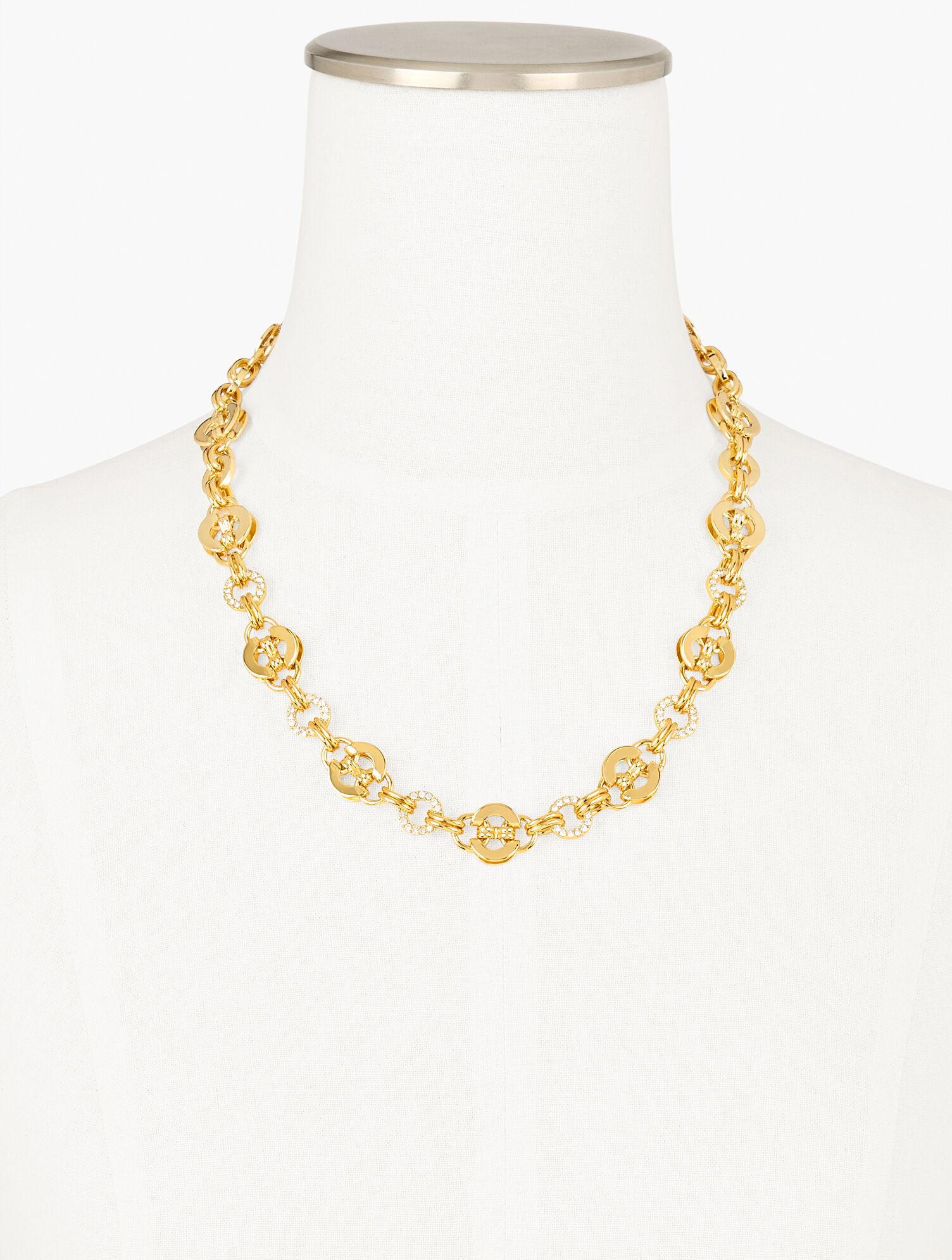 Interlocking Chain Link Necklace | Talbots