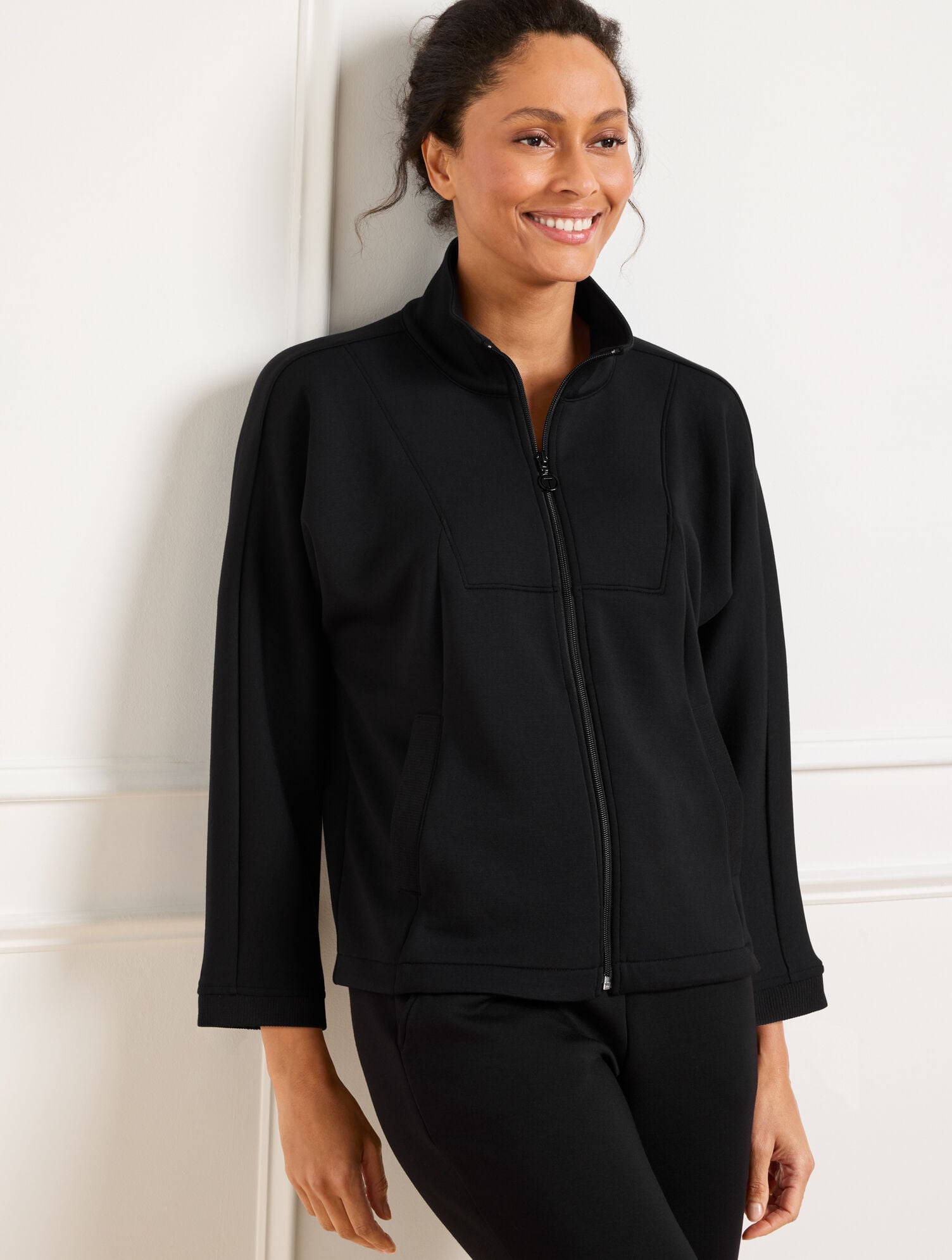 Airknit Stretch Dolman Sleeve Jacket | Talbots