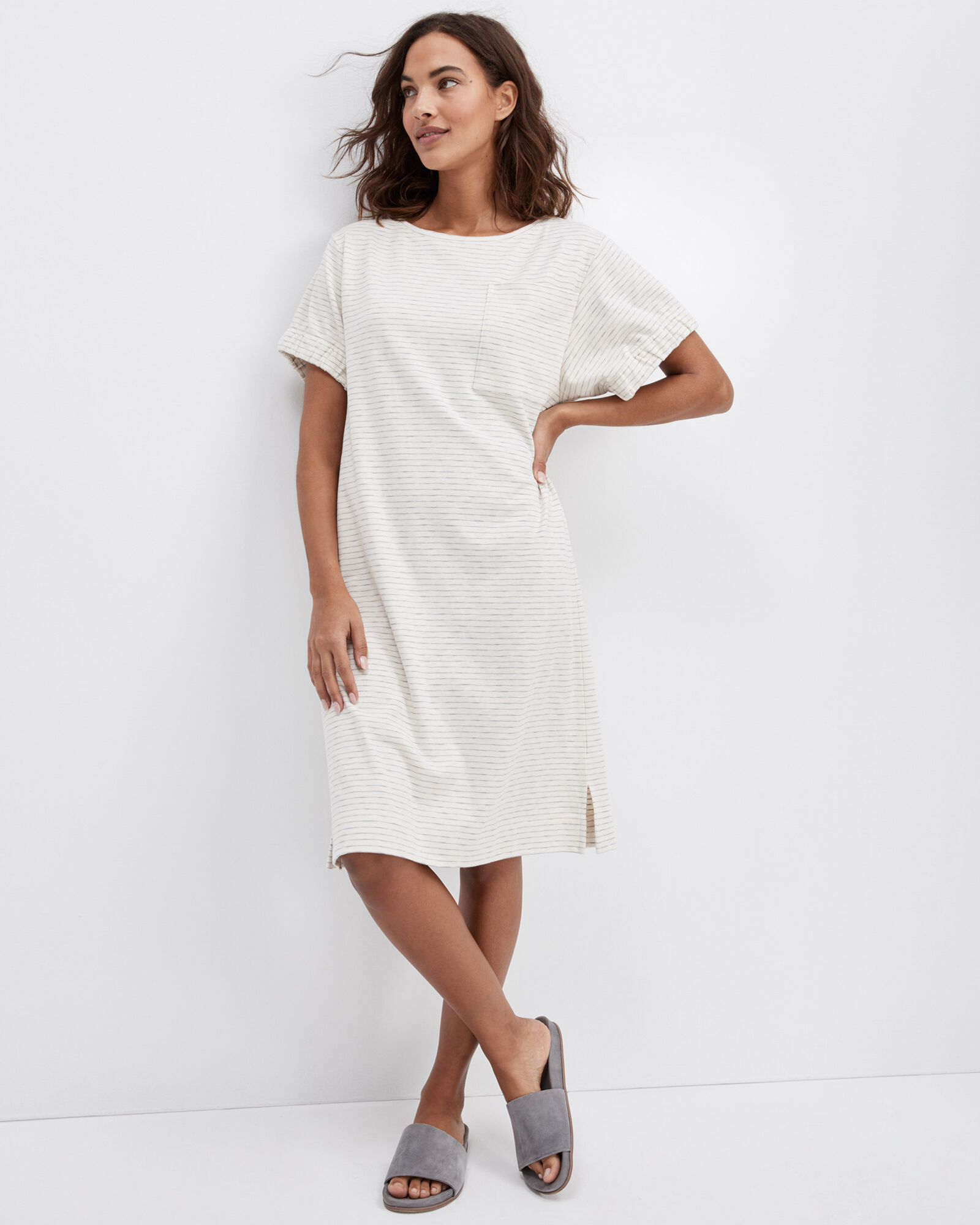 Gathered Cuff Lounge Dress | Haven Well Within