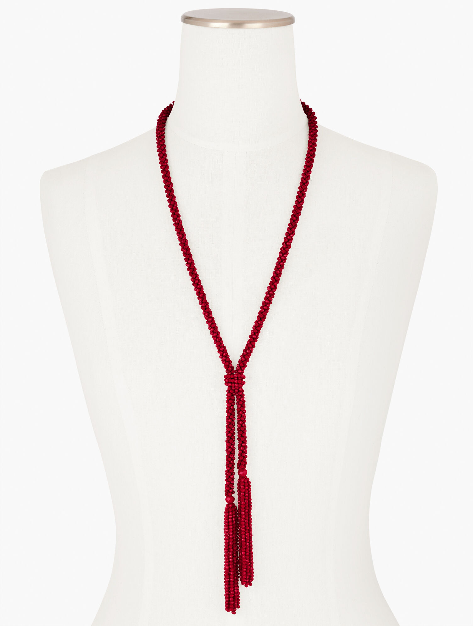 Beaded Tassel Necklace | Talbots