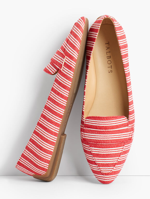 Francesca Driving Moccasins - Stripe | Talbots