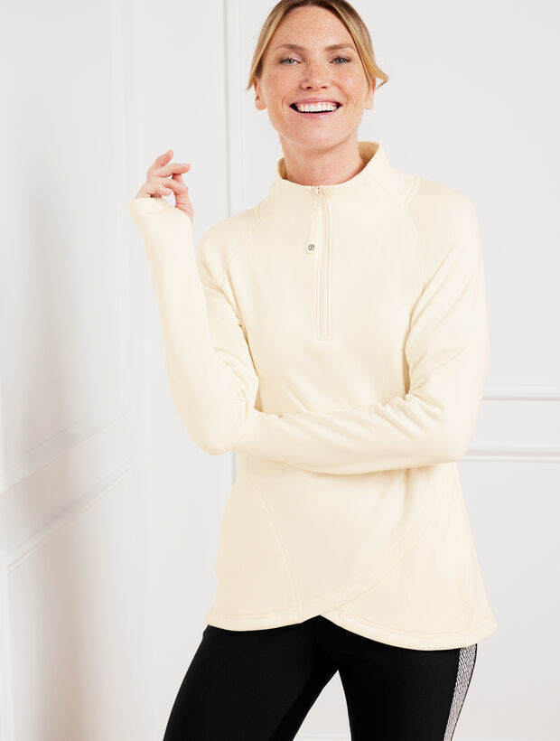 Cozy Cloud Half-Zip Pullover | Talbots