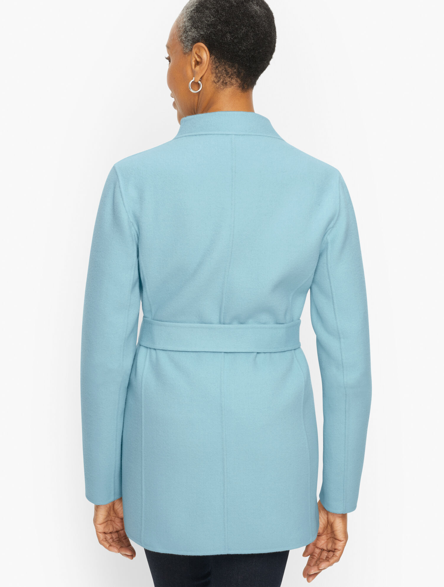 Belted Double Face Jacket | Talbots